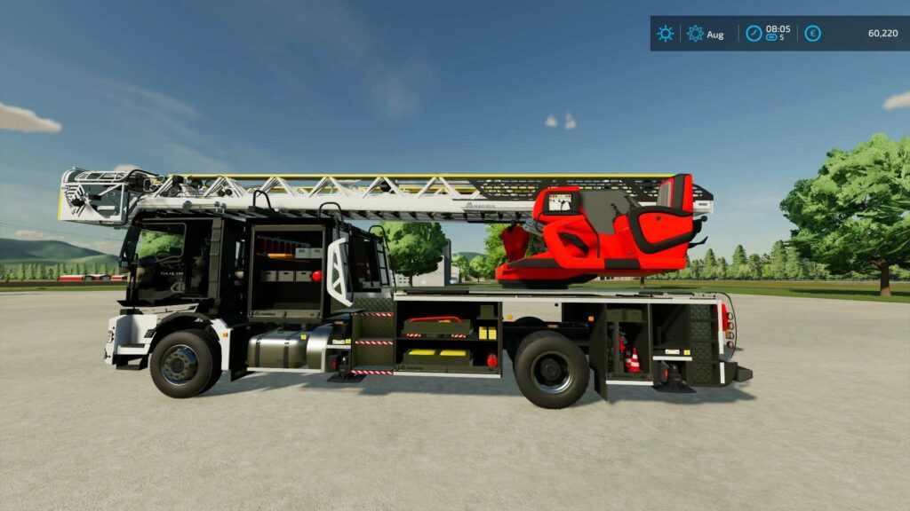 FS22 MAN M32L-AS-TGS 18510 DLK Magirus v1.0 (6) - Farming simulator 19 ...