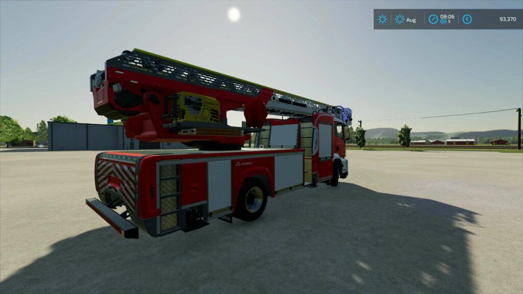 FS22 Mercedes-Benz Magirus DLK v1 (1) - Farming simulator 19 / 17 / 15 Mod