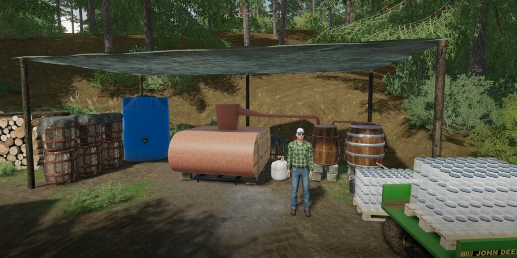 FS22 Moonshine Production v1.0 - FS 22 Objects Mod Download
