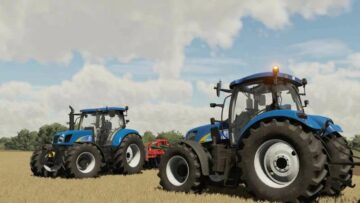 FS22 New Holland T6050 Series v1 (2) - Farming simulator 19 / 17 / 15 Mod