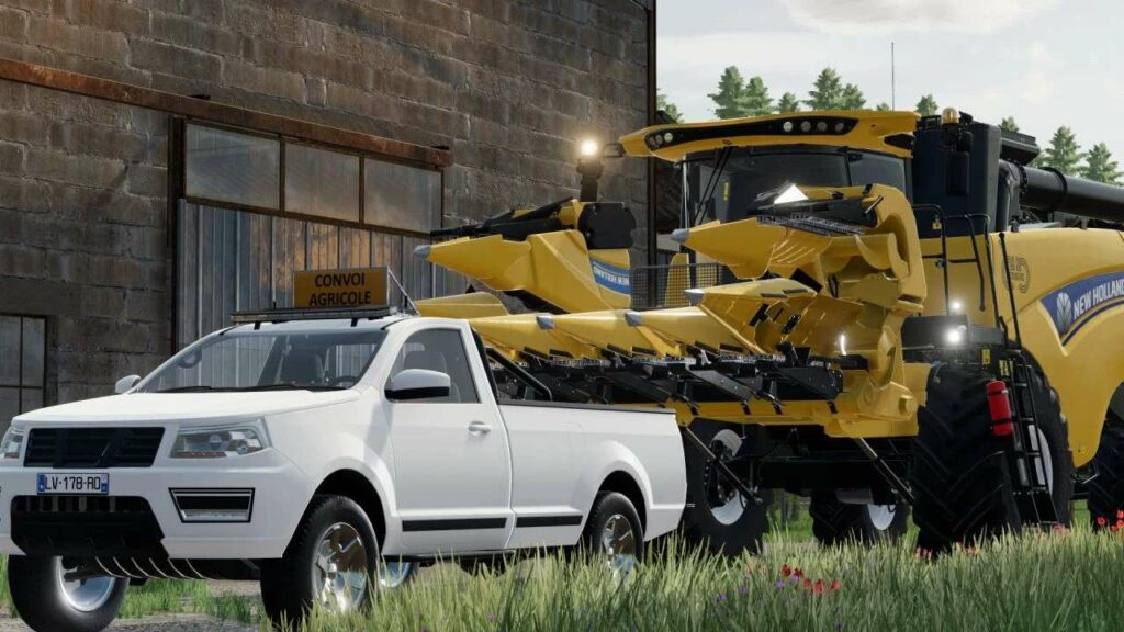 FS22 Pickup Agricultural convoy v1 (1) - Farming simulator 19 / 17 / 15 Mod