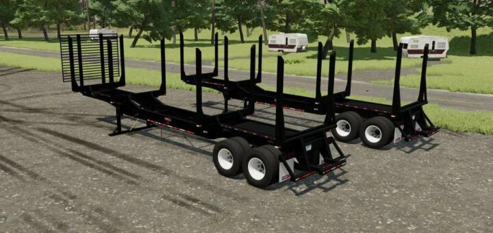 FS22 2020 Exiss Horse trailer V2.0 - FS 22 Trailers Mod Download