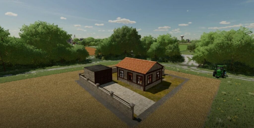 FS22 Small House v1 (1) - Farming simulator 19 / 17 / 15 Mod
