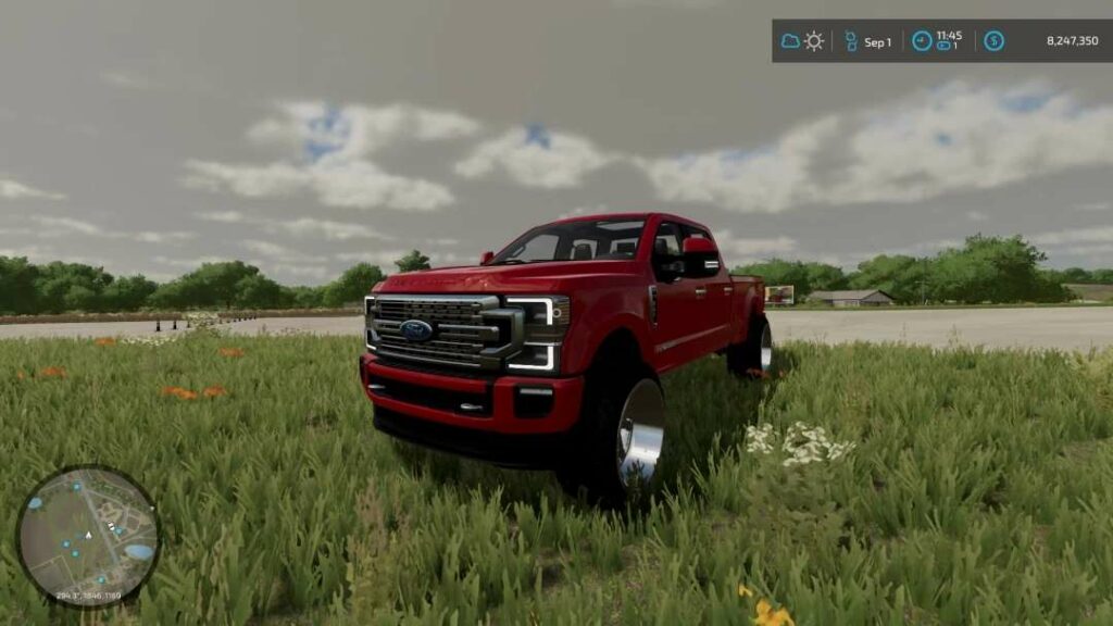 FS22 2018 Ford F350 Platinum Sema v1.0 - FS 22 Cars Mod Download