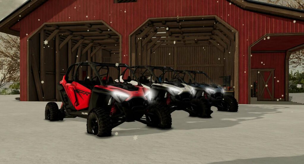 FS22 2022 Polaris RZR 4 Door v1.0 - FS 22 Vehicles Mod Download