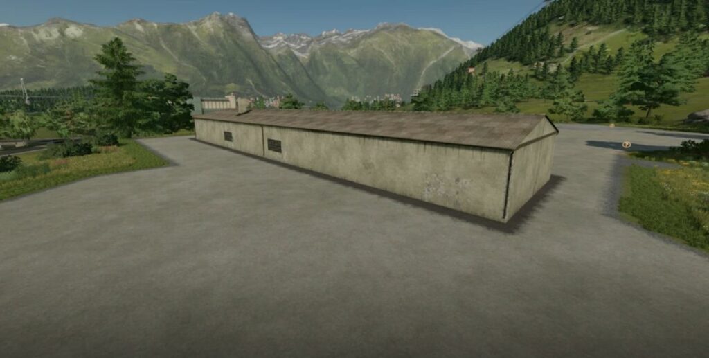 FS22 Big Old Garage v1.0 - FS 22 Objects Mod Download