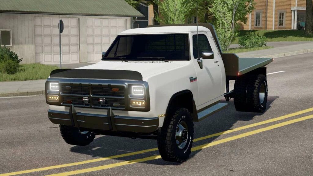 FS22 Dodge RAM First Gen Flatbed v2.0 - FS 22 Cars Mod Download