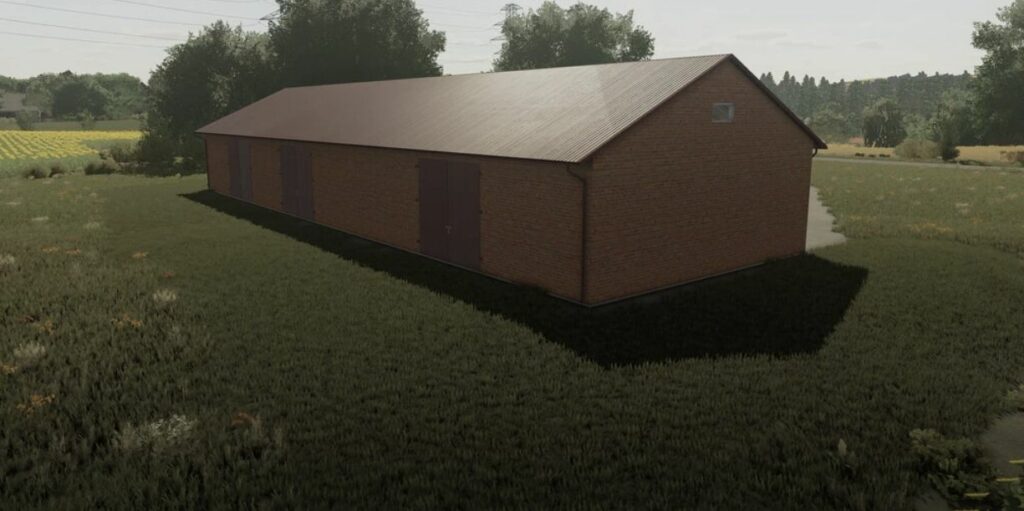 FS22 Grain Storage With Hen House v1.0 - FS 22 Objects Mod Download