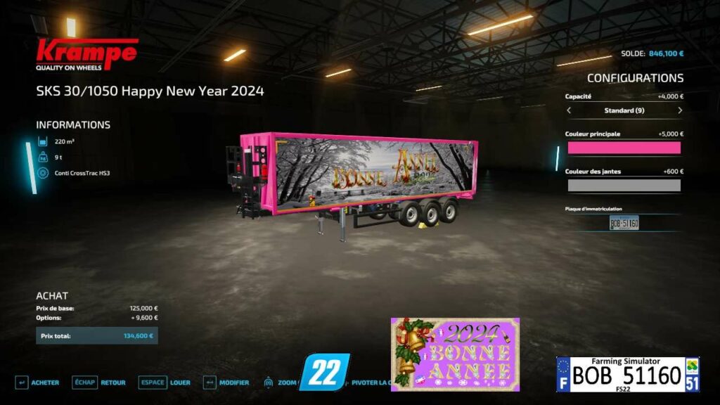 FS22 Happy New Year 2024 v1 (3) - Farming simulator 19 / 17 / 15 Mod
