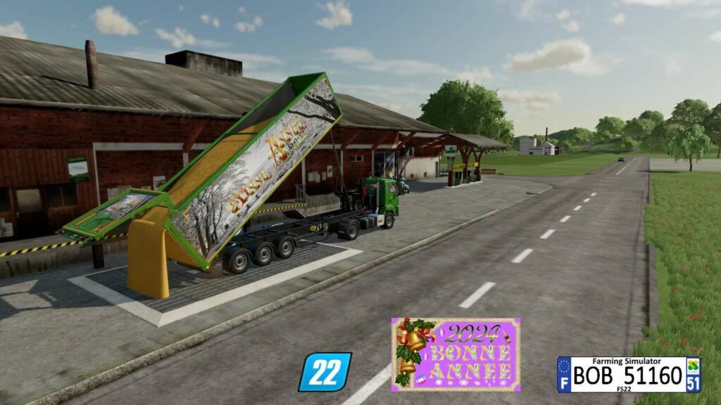 FS22 Happy New Year 2024 v1 (8) - Farming simulator 19 / 17 / 15 Mod