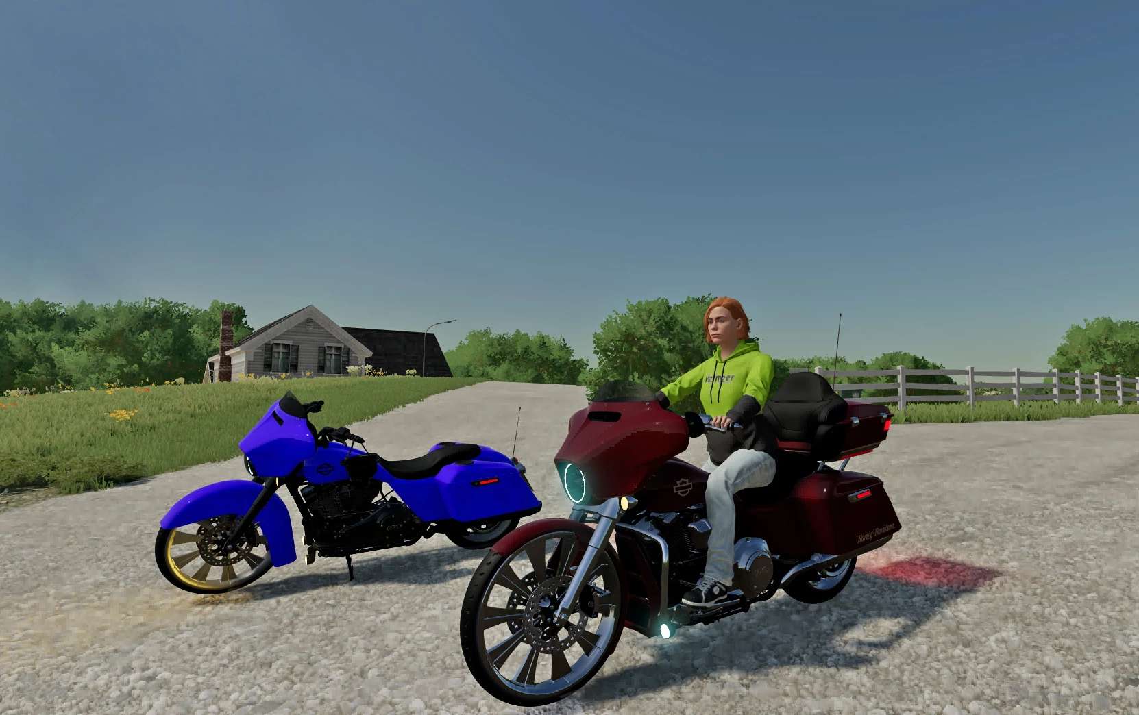 FS22 Harley-Davidson Street Glide – (Rework) v1 (5) - Farming simulator ...