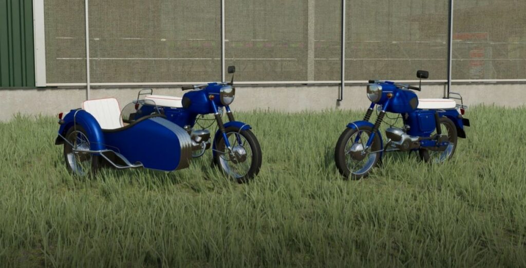 FS22 Lizard Motorcycle + SideCar v1 (3) - Farming simulator 19 / 17 ...