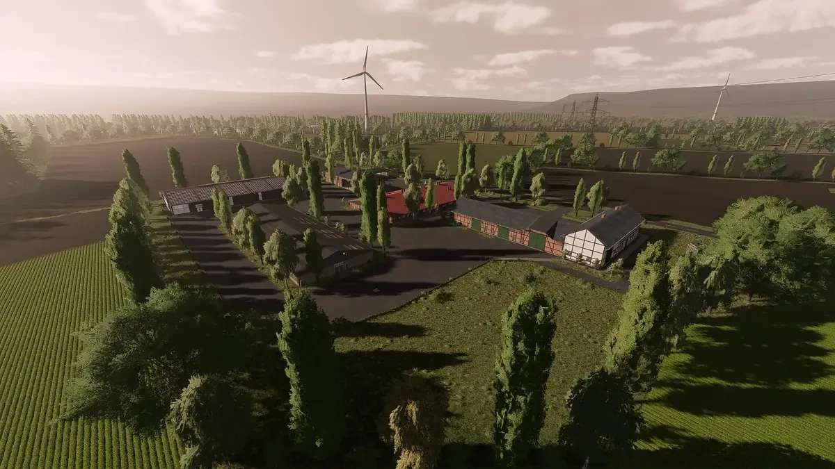 FS22 Münsterland Map v2.0 (7) - Farming simulator 19 / 17 / 15 Mod