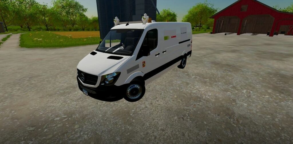 FS22 Mercedes-Benz Sprinter (Claas) v1 (3) - Farming simulator 19 / 17 ...