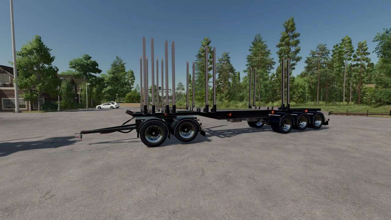 FS22 Närko Timber Trailer v1.0 - FS 22 Trailers Mod Download