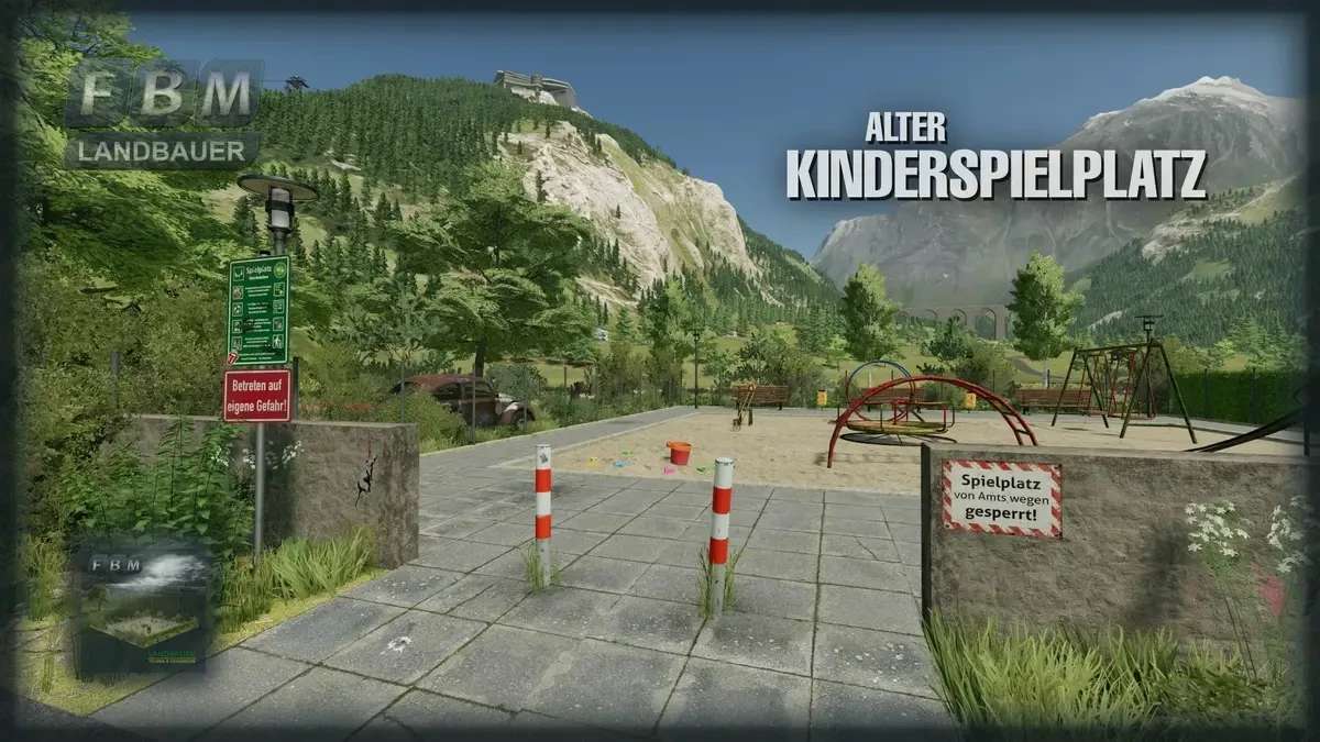 FS22 Old Children’s Playground v1.0 - FS 22 Objects Mod Download