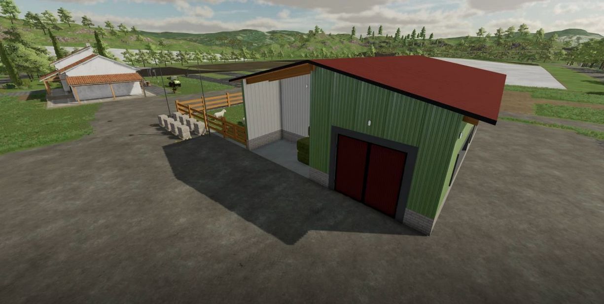 FS22 Sheep Barn v1 (4) - Farming simulator 19 / 17 / 15 Mod