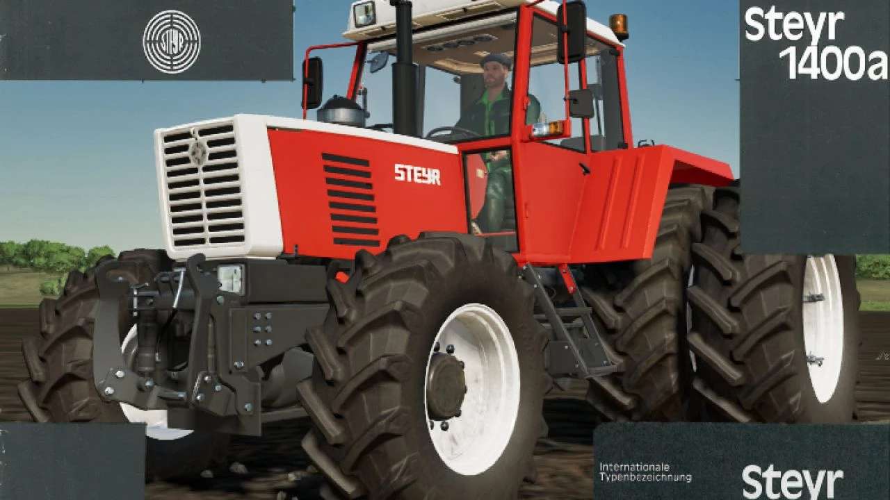 FS22 Steyr 1400 Plus v1 (1) - Farming simulator 19 / 17 / 15 Mod