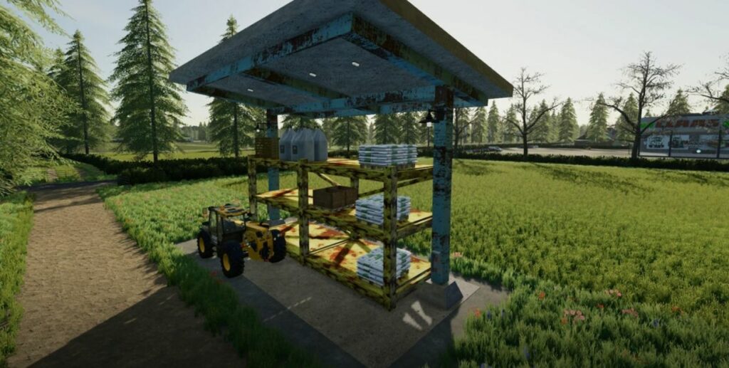 FS22 Storage Shelf v1.0 - FS 22 Objects Mod Download