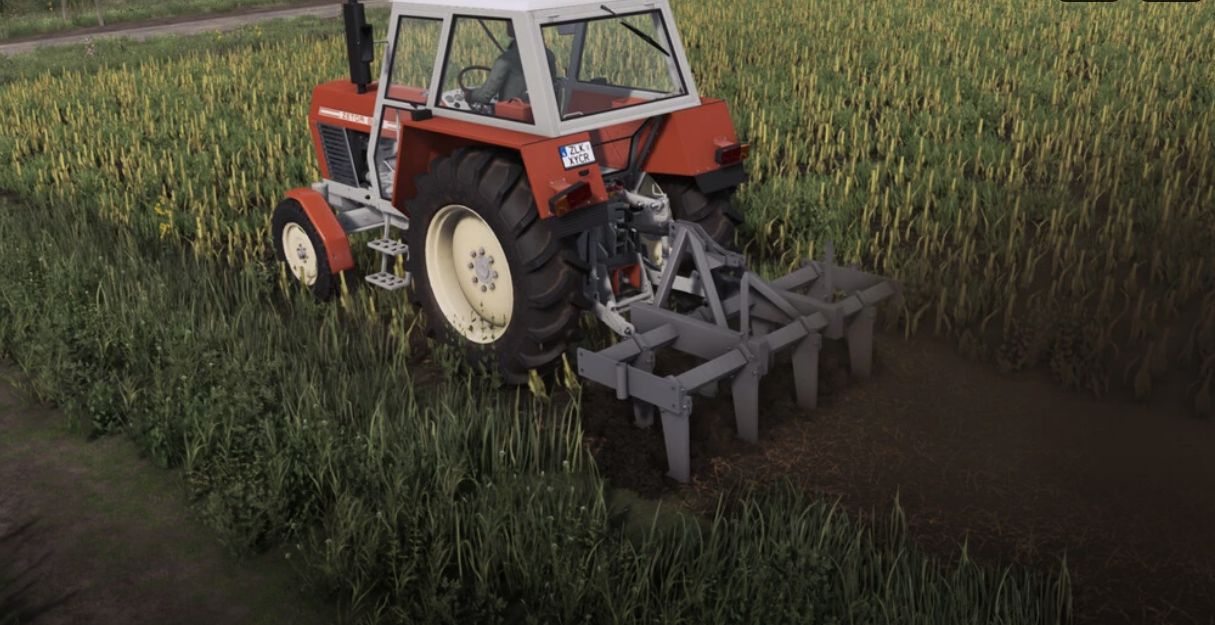 FS22 U424 Chisel Plough v1.0 - FS 22 Implements & Tools Mod Download