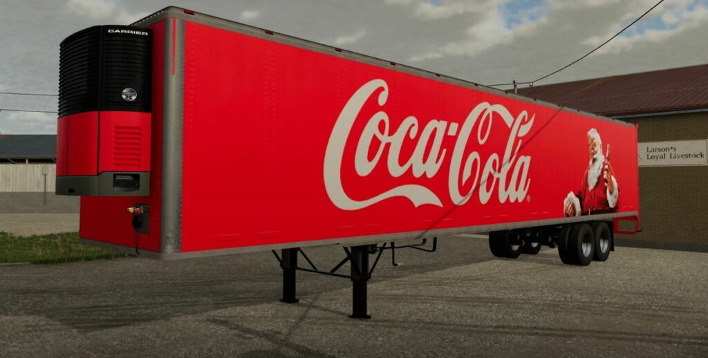 FS22 Wabash 53ft Coca Cola v1.0.0.2 - FS 22 Trailers Mod Download