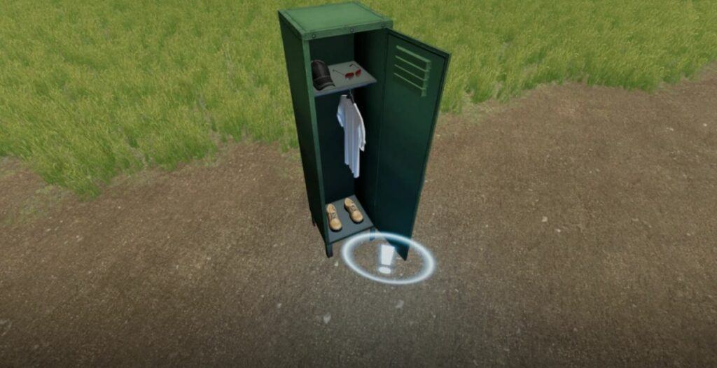 FS22 Wardrobe Locker v1 (2) - Farming simulator 19 / 17 / 15 Mod