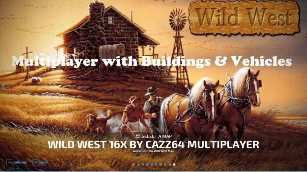 FS22 Wild West 16x V1.8 (4) - Farming simulator 19 / 17 / 15 Mod