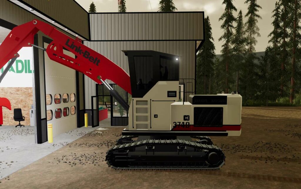 FS22 Link Belt 3740 v1.0 - FS 22 Forklifts / Excavators Mod Download