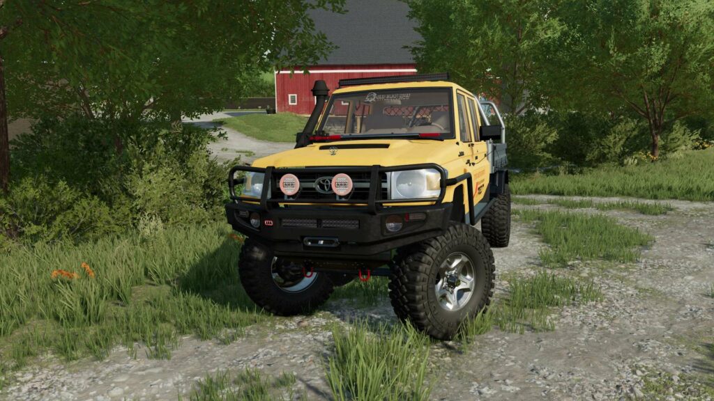 Toyota Land Cruiser VDJ76 v1 (2) - Farming simulator 19 / 17 / 15 Mod