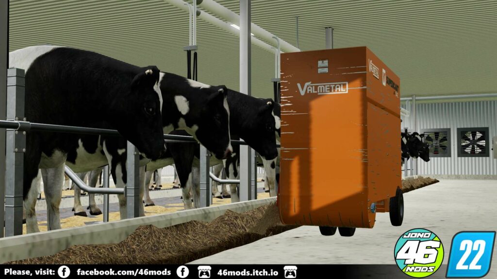 FS22 ValMetal VA542 feed cart v1.0 - FS 22 Implements & Tools Mod Download