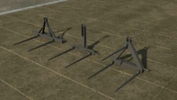 FS22 Bale Pitchfork Pack v1 (2) - Farming simulator 19 / 17 / 15 Mod