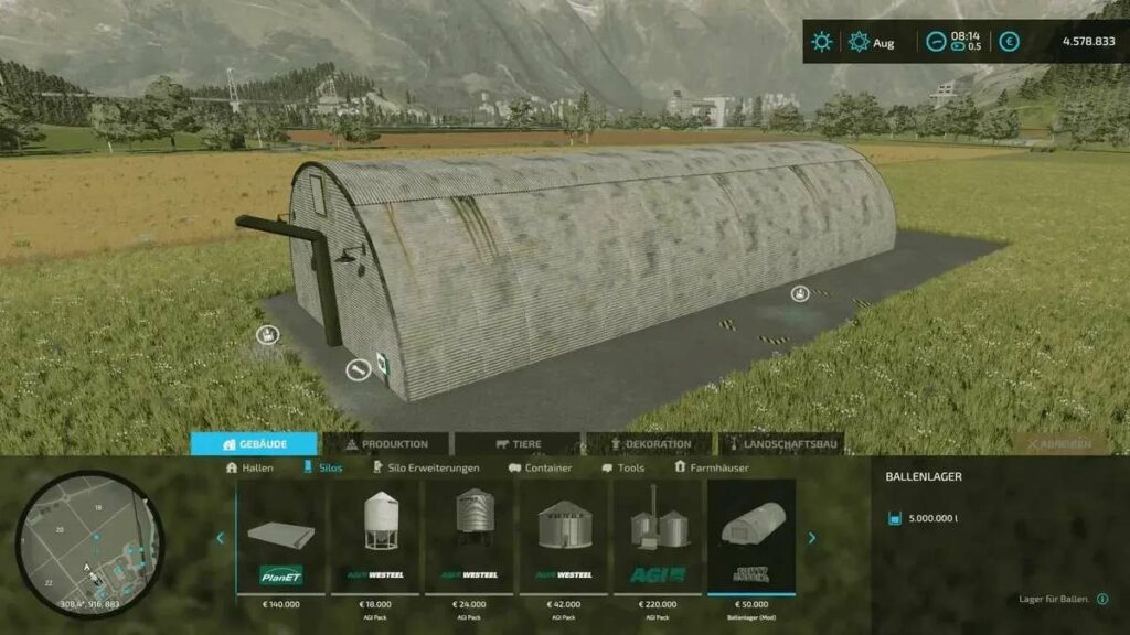 FS22 Bale Storage Switty v1.0 - FS 22 Objects Mod Download