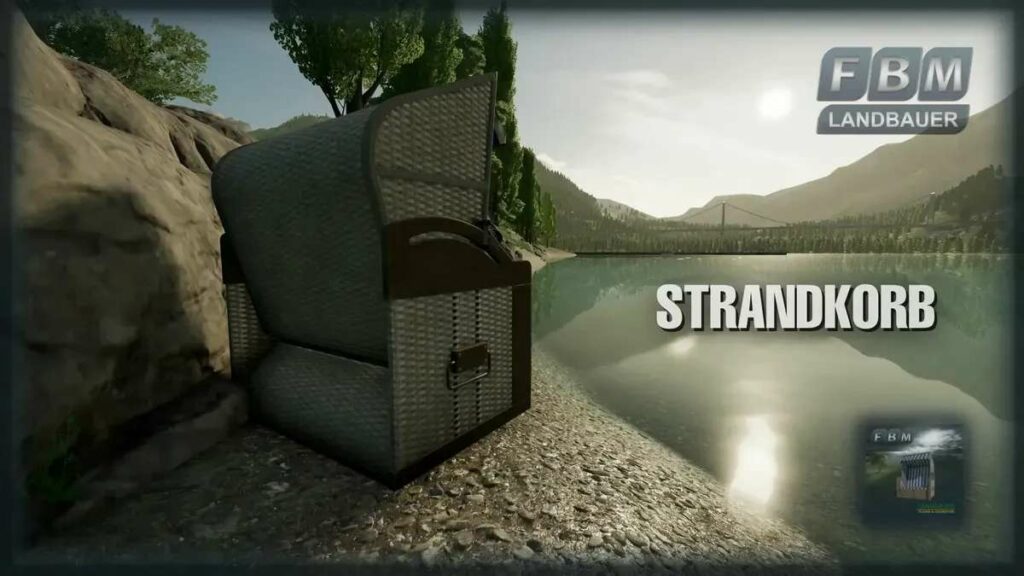 FS22 Beach Chair v1 (5) - Farming simulator 19 / 17 / 15 Mod