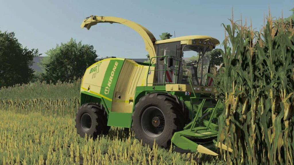 FS22 Krone Big X V8/V12 v1.0 - FS 22 Combines Mod Download