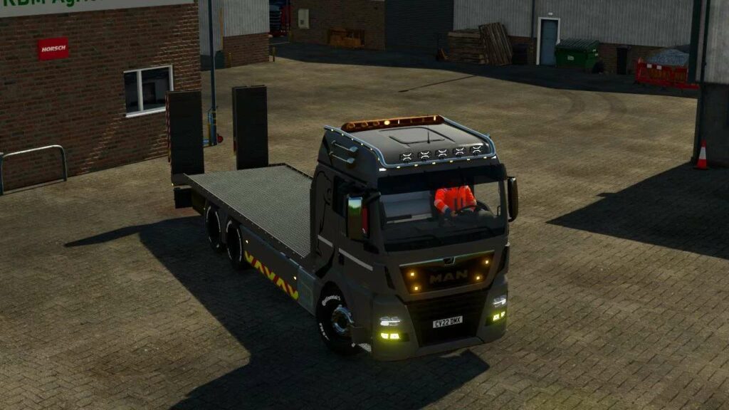 FS22 MAN TGX Transporter v1.0 - FS 22 Trucks Mod Download