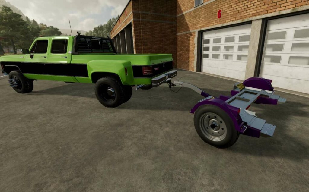FS22 Mafia Mods Tow Dolly v1.0 (3) - Farming simulator 19 / 17 / 15 Mod