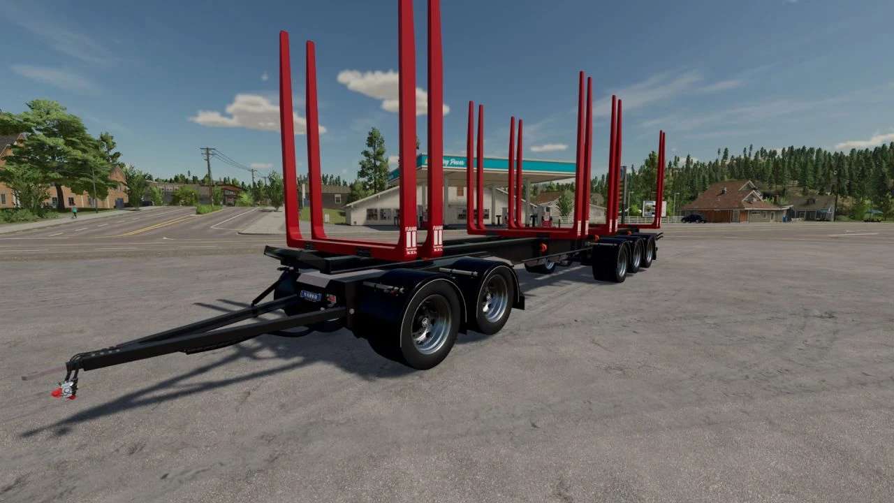 FS22 Närko Timber Trailer v1.5 - FS 22 Trailers Mod Download