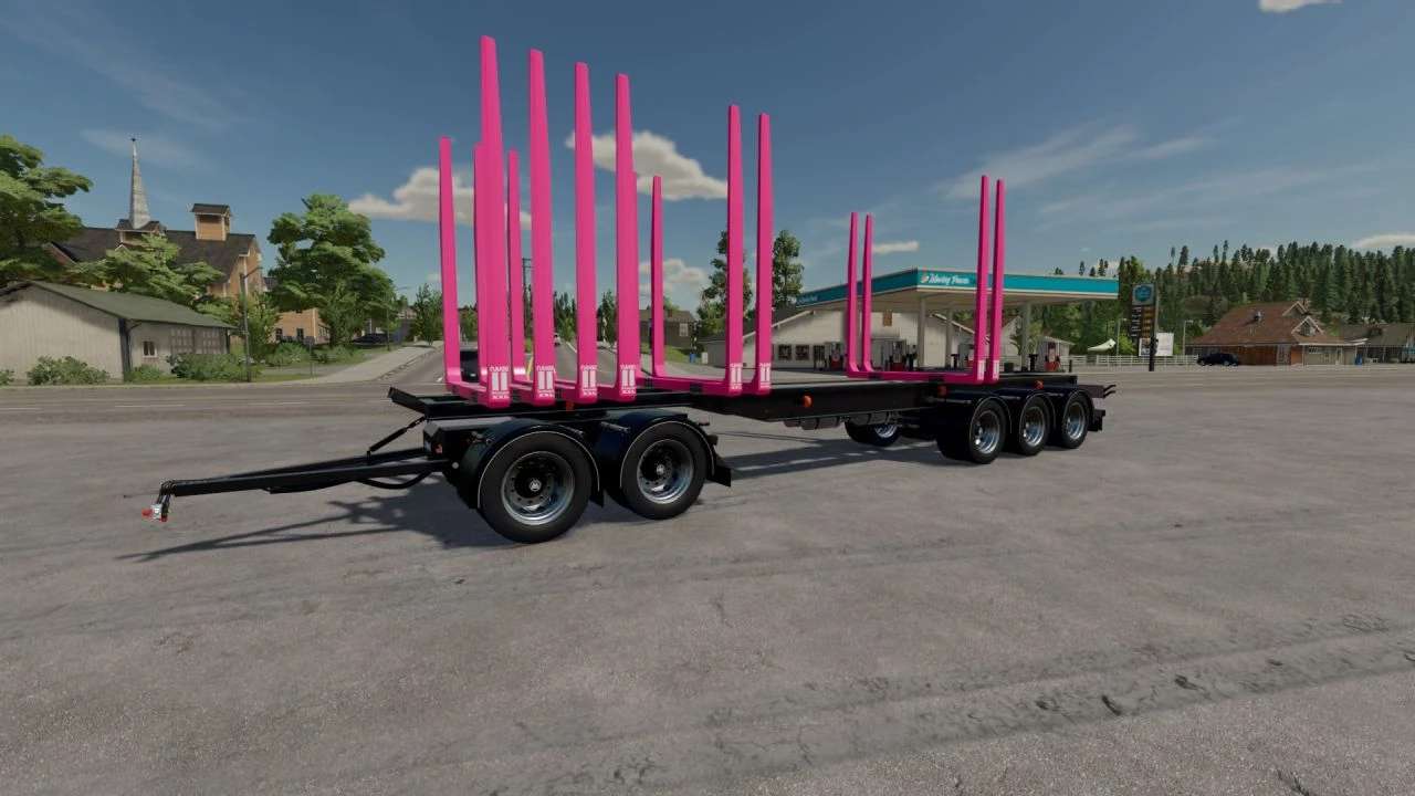 FS22 Närko Timber Trailer v1.5 - FS 22 Trailers Mod Download