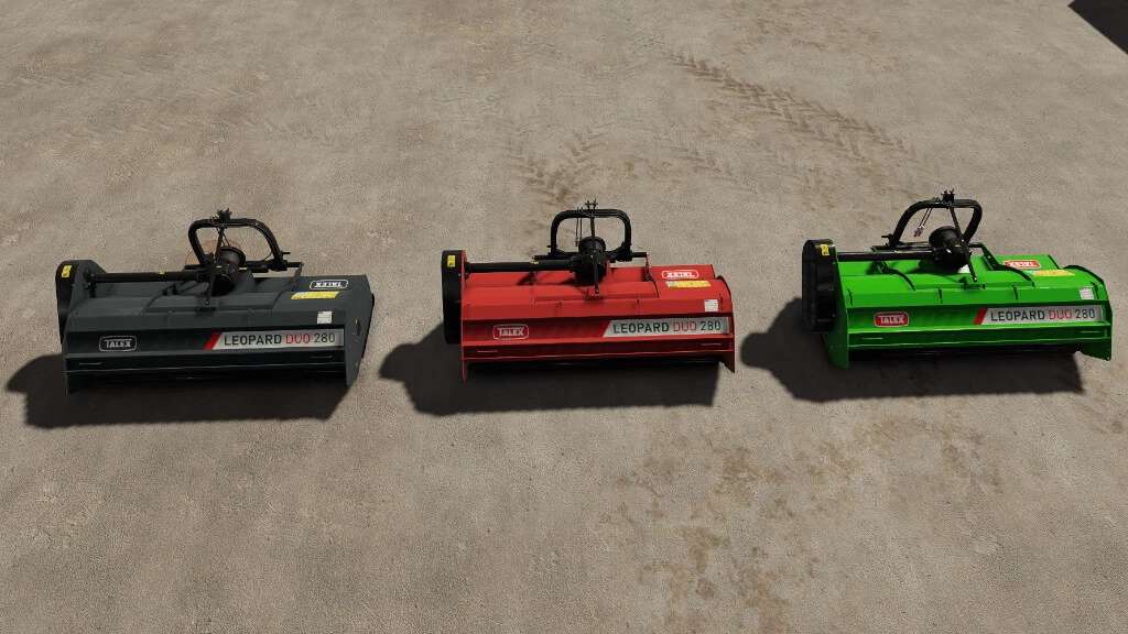 FS22 Talex Leopard Duo 280 v1 (5) - Farming simulator 19 / 17 / 15 Mod