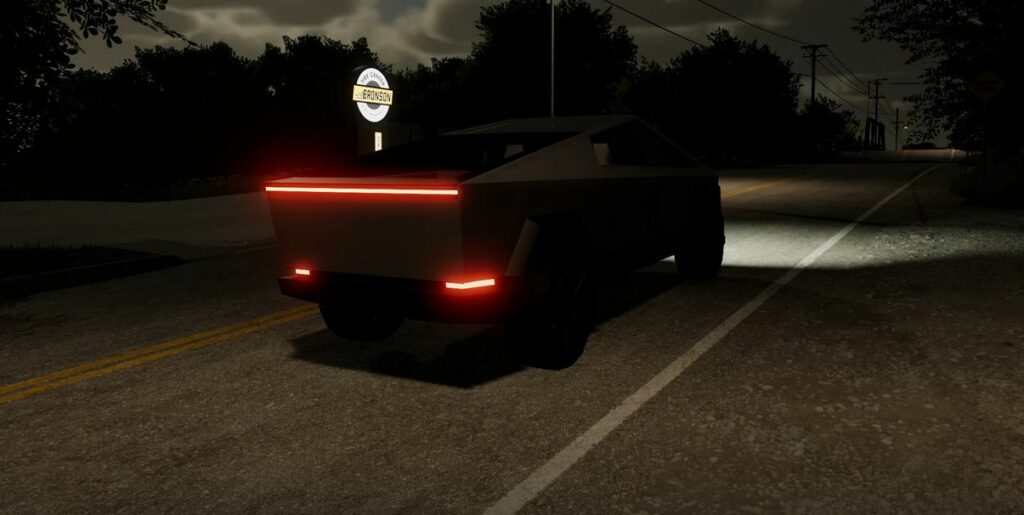 FS22 Tesla Cyber Truck v1 (2) - Farming simulator 19 / 17 / 15 Mod