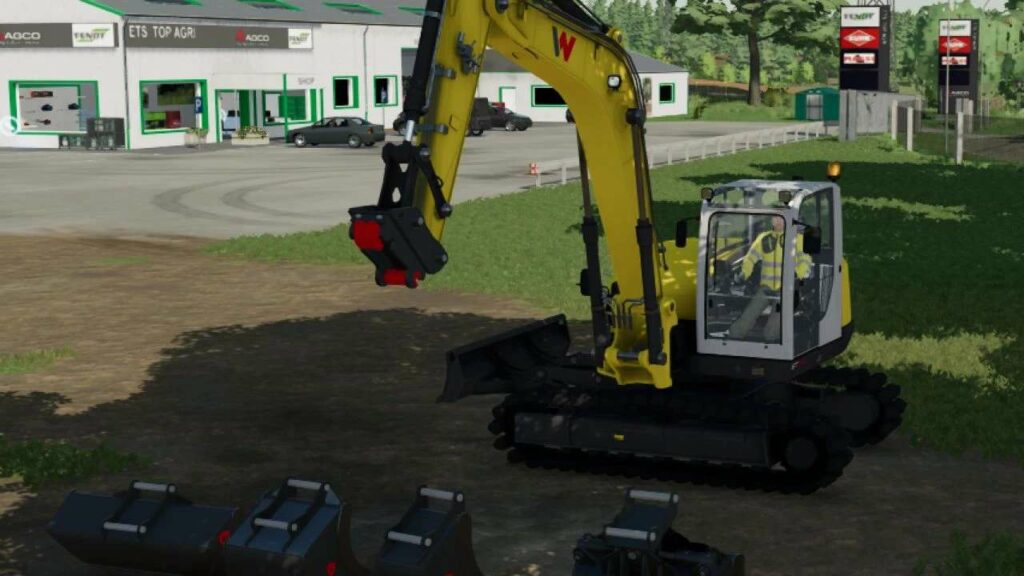 FS22 Wacker Neuson ET145 v1.0 - FS 22 Forklifts / Excavators Mod Download