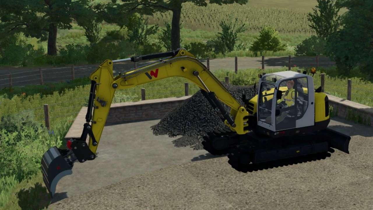FS22 Wacker Neuson ET145 v1 (3) - Farming simulator 19 / 17 / 15 Mod
