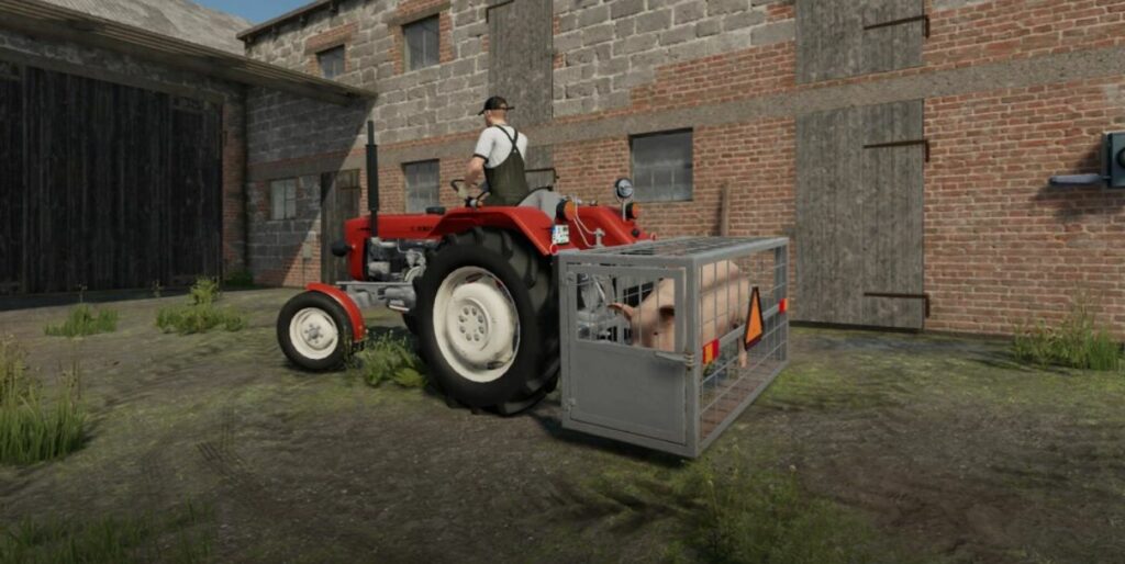 FS22 3-Point Pig Carrier v1 (1) - Farming simulator 19 / 17 / 15 Mod