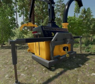 FS22 Branch shredder v2 (3) - Farming simulator 19 / 17 / 15 Mod