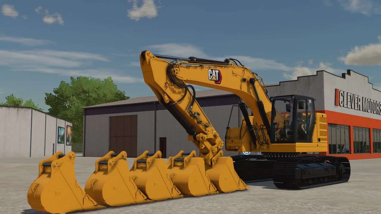 FS22 Caterpillar 335 Hydraulic Excavator v1.0 - FS 22 Forklifts / Excavators Mod Download