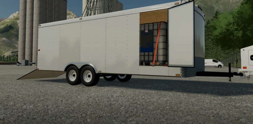 FS22 Enclosed Trailer v1.0.0 (2) - Farming simulator 19 / 17 / 15 Mod