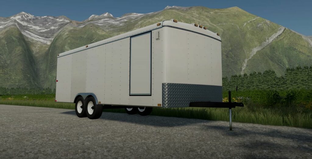FS22 Enclosed Trailer v1.0.0.1 - FS 22 Trailers Mod Download