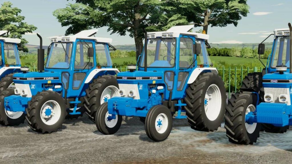 FS22 Ford 10 Series Force II v1.1 - FS 22 Tractors Mod Download
