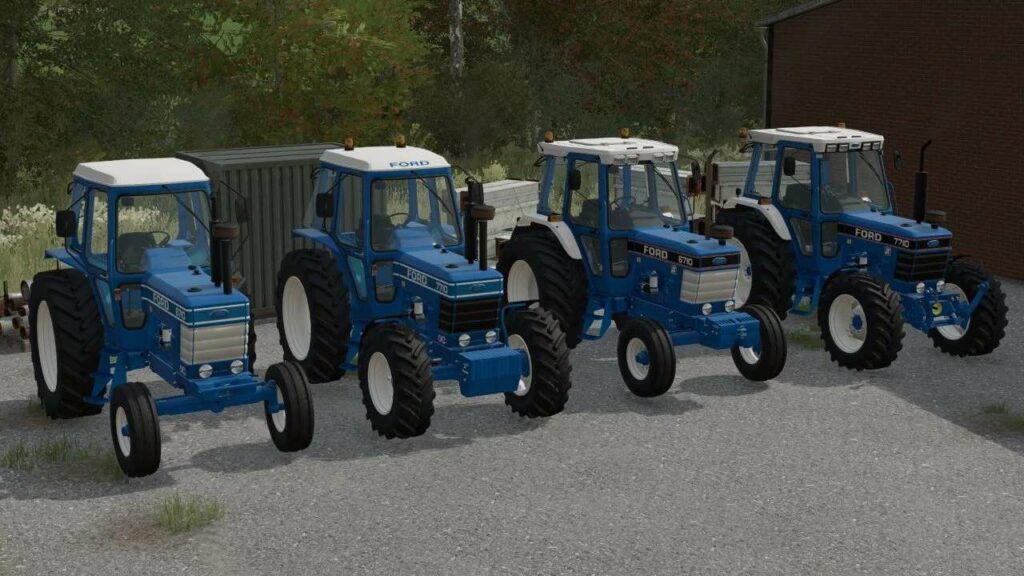 FS22 Ford 7710 4cyl Pack v1.5 - FS 22 Tractors Mod Download