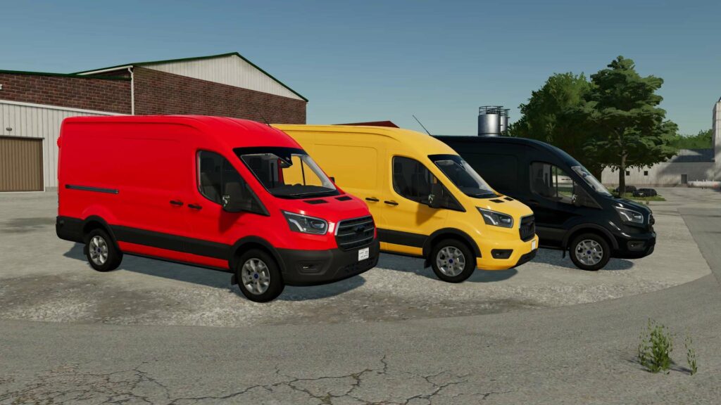 FS22 Ford Transit MK8 v1.0.0.1 (2) - Farming simulator 19 / 17 / 15 Mod